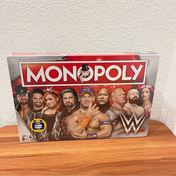 Hasbro | Games | Winning Moves Wwe Edition Monopoly Board Game 27 ...